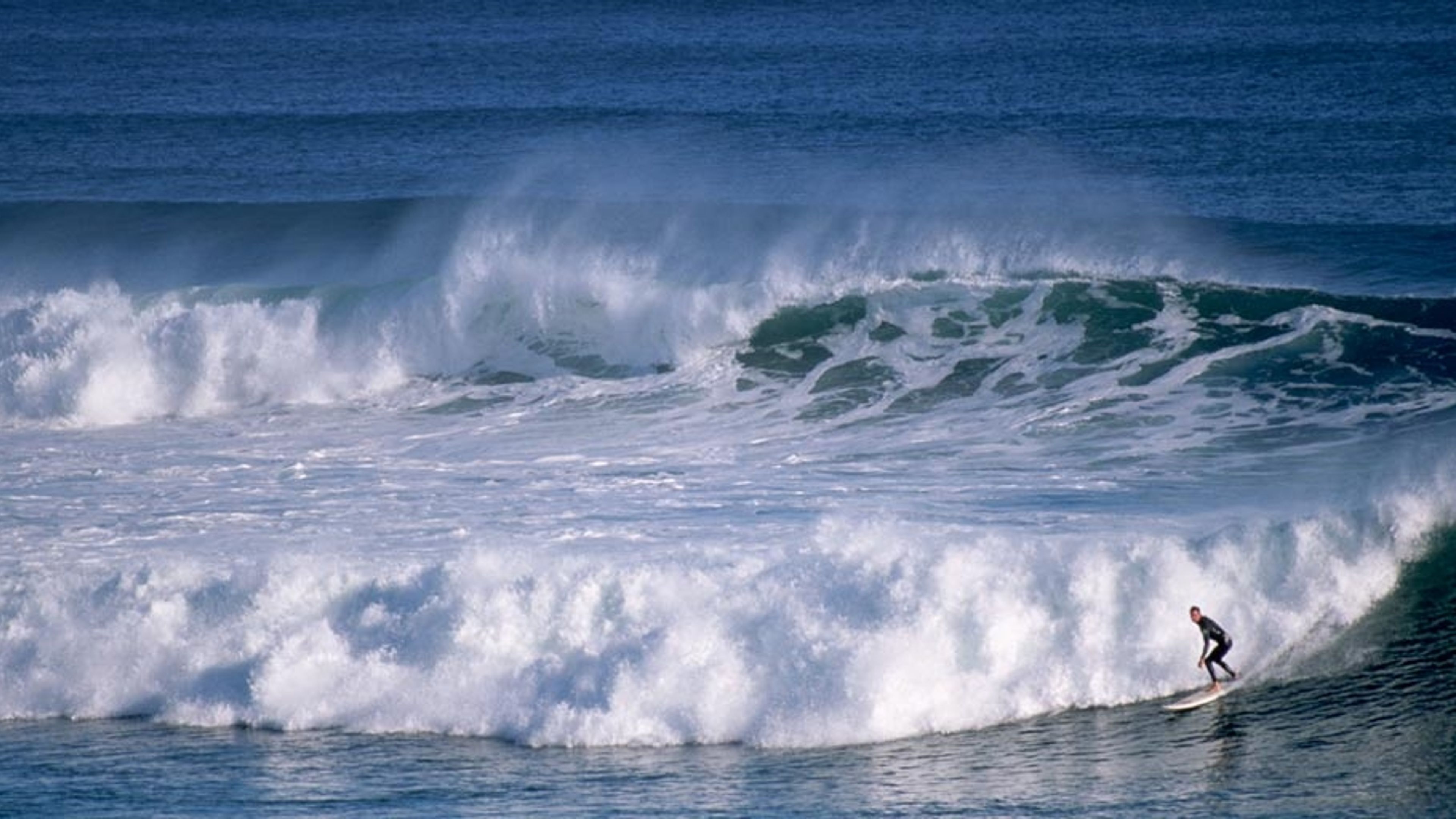Surfer off of Bell's Beach, Victoria - Bing Gallery