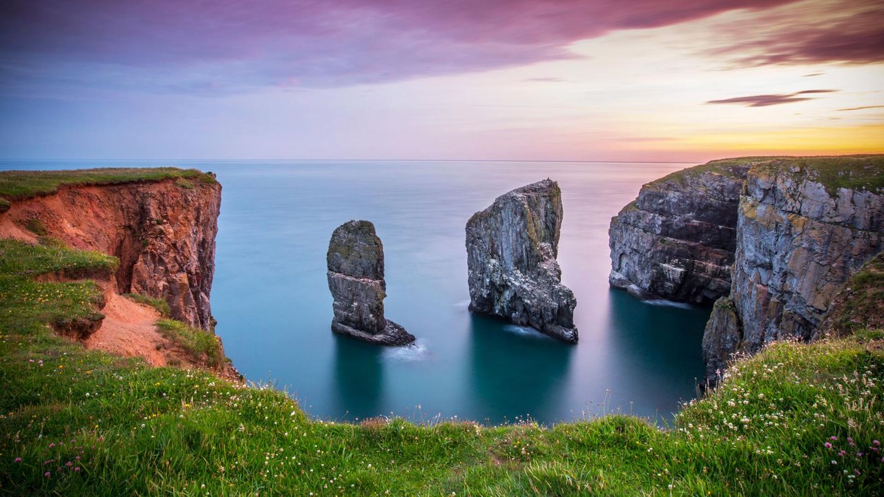 Rock Stacks In The Morning Stone Stack Sea Early Morning Free Photo