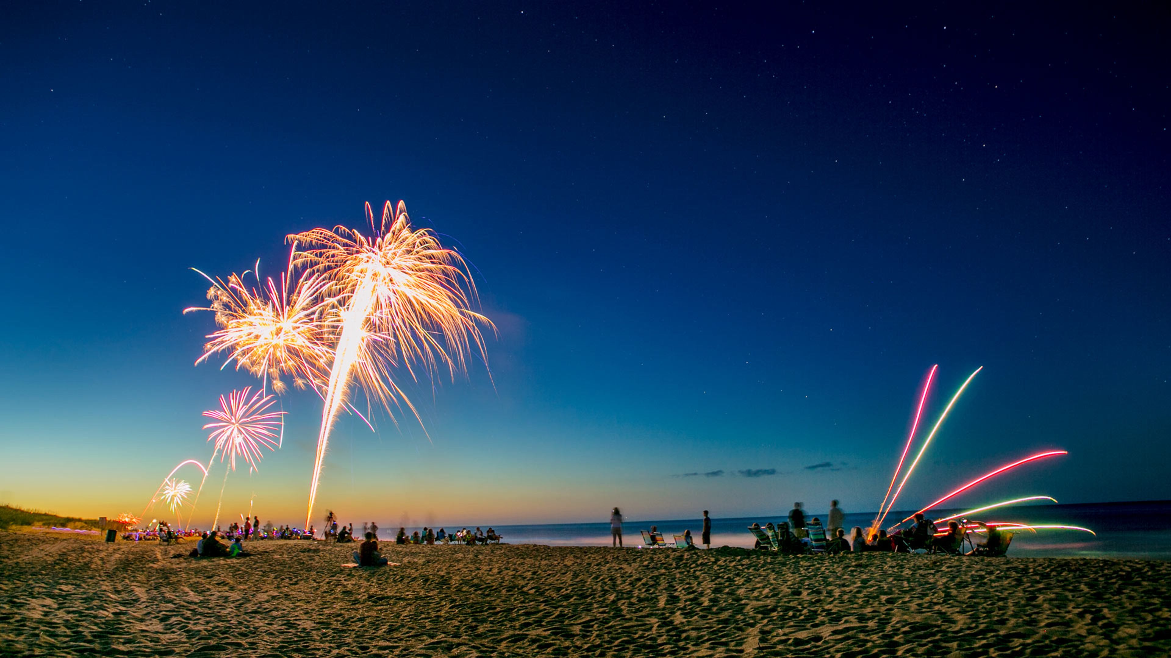July 4th Beach Images
