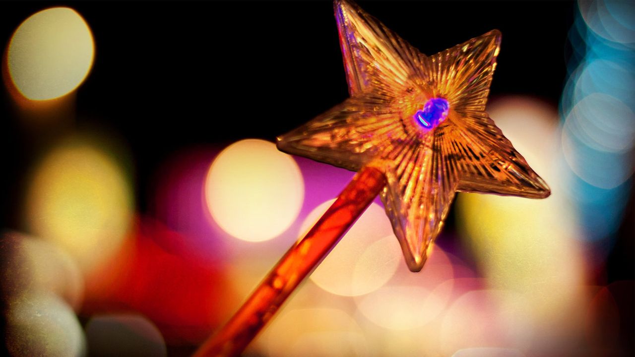 Colorful lights around a magic stick in Blackpool - Bing Gallery · Peapix