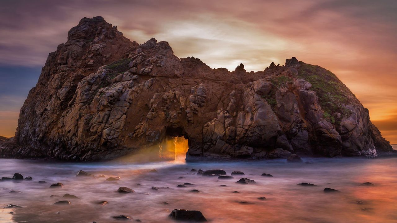Pfeiffer Beach At Pfeiffer Big Sur State Park California Bing