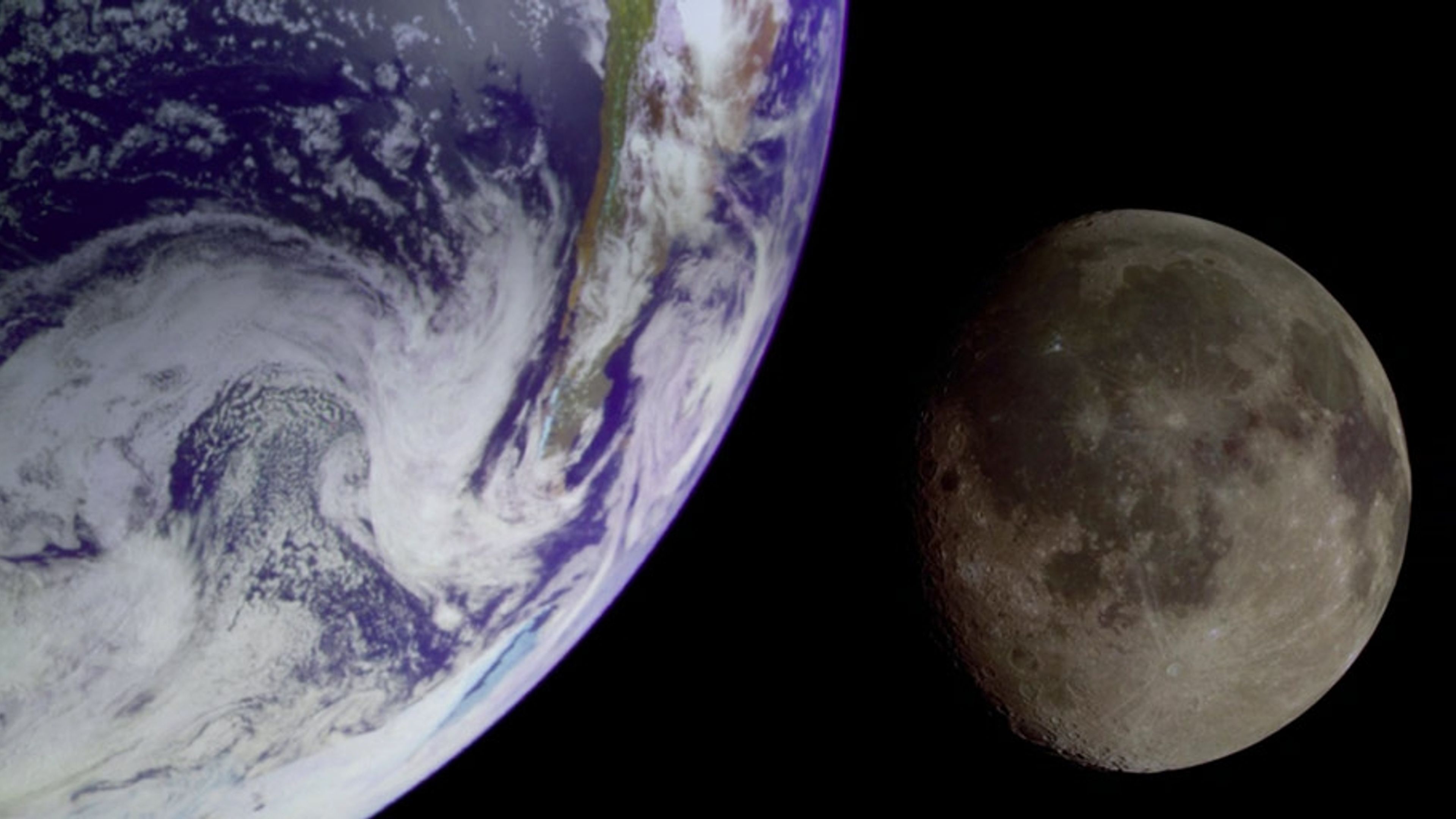 The Earth and Moon - Bing Gallery