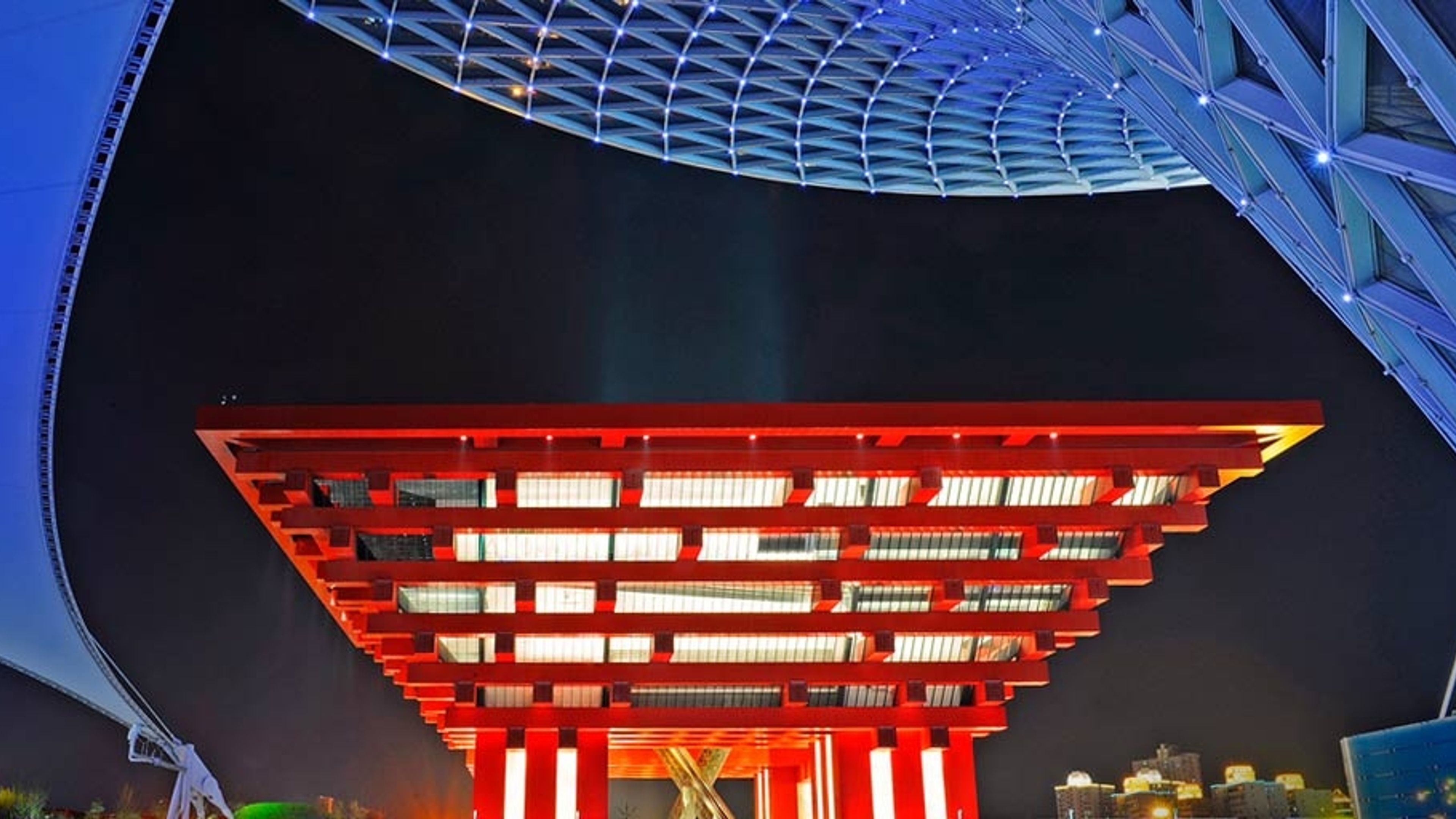 The China Pavilion at the 2010 Shanghai World Expo, in Shanghai, China ...