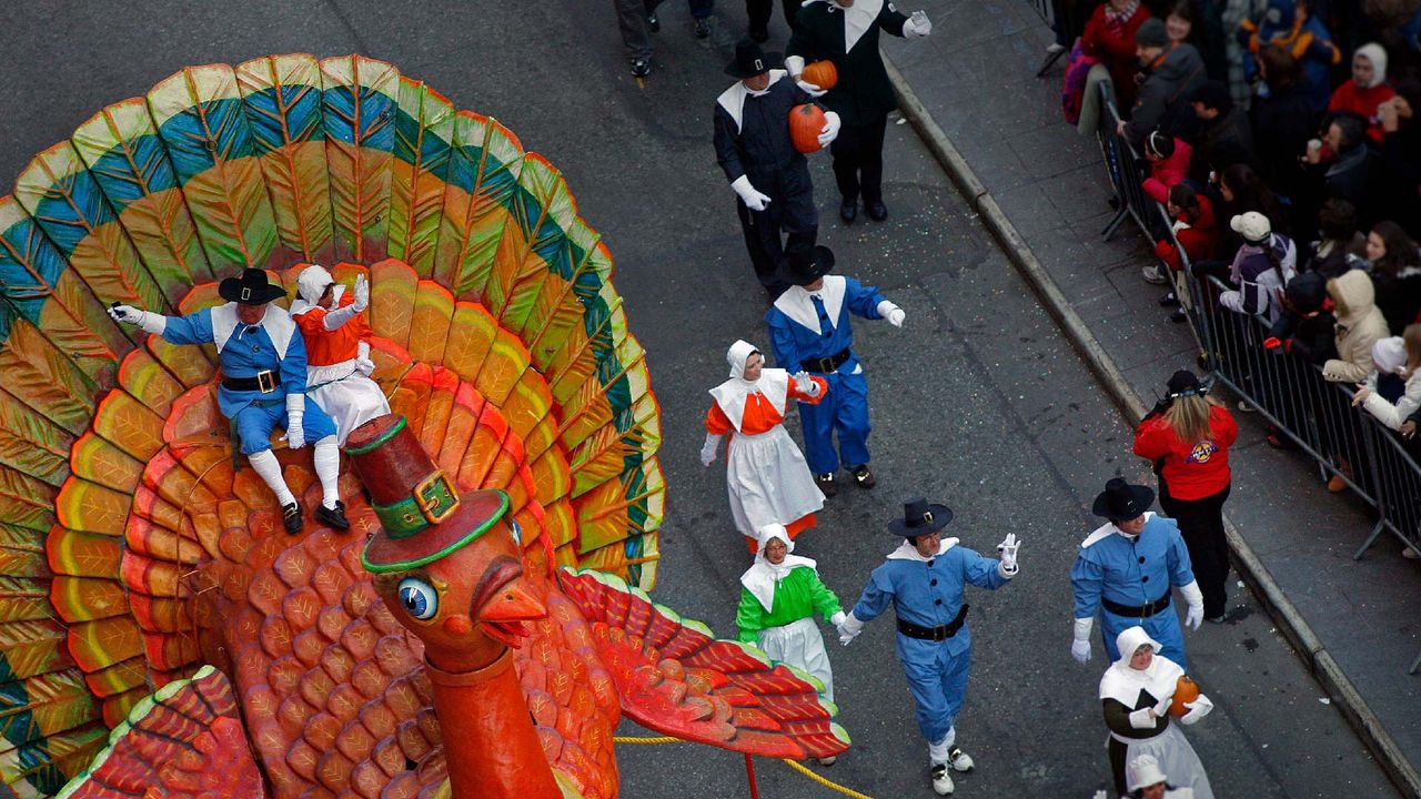 Tom Turkey, the oldest float in the Macy's Thanksgiving Day Parade, in ...