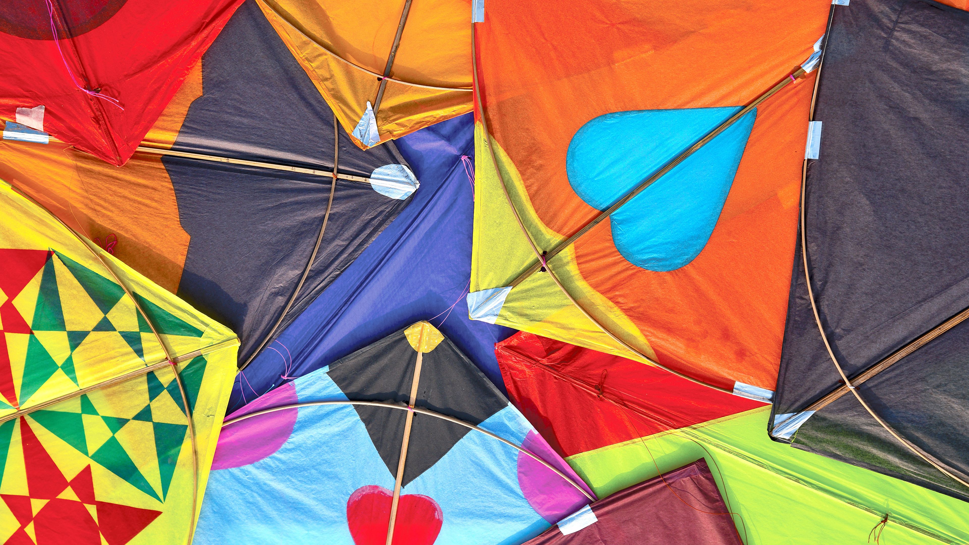 Colourful kites in Ahmedabad, Gujarat, India - Bing Gallery