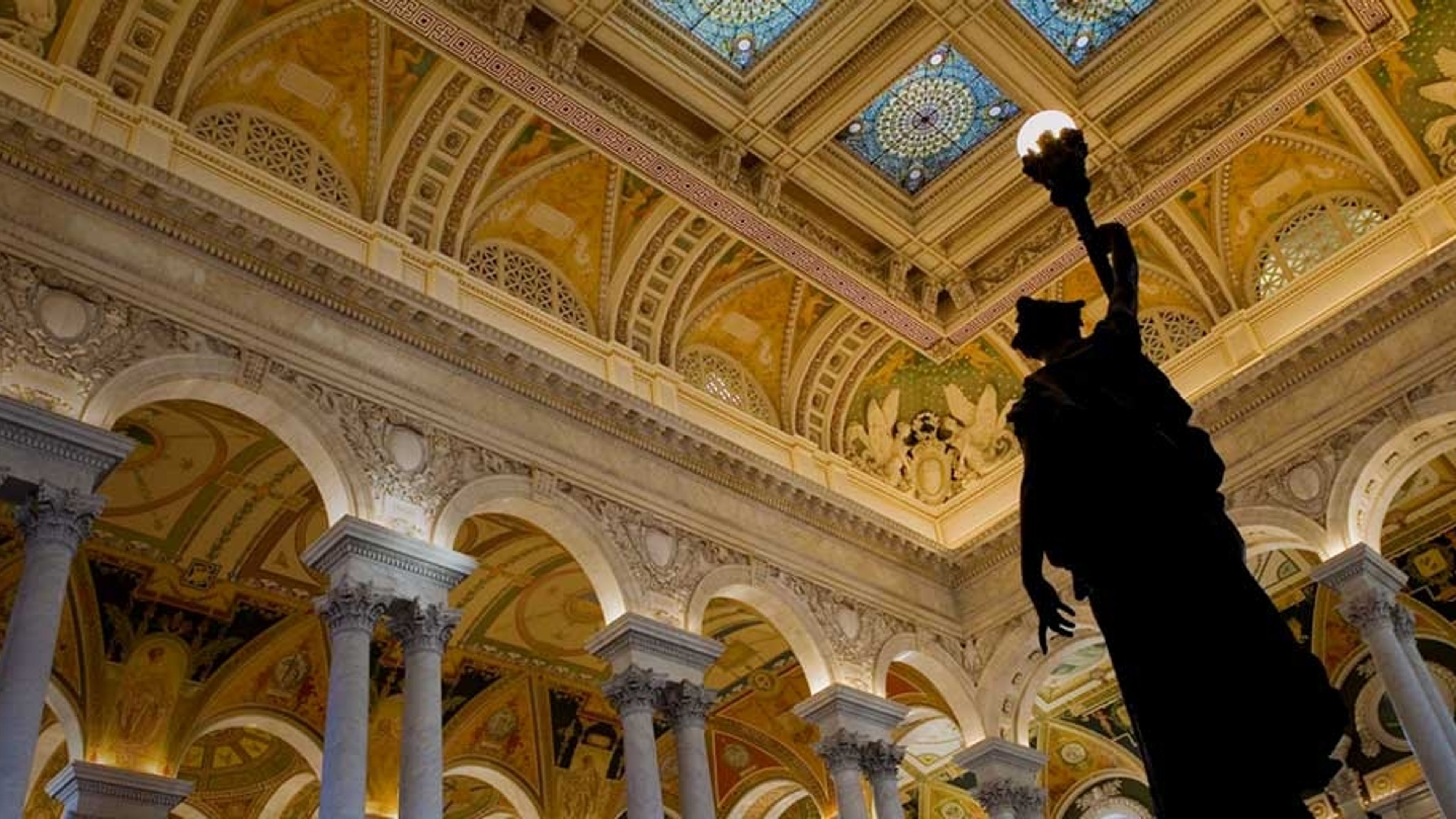 Atrium of the Library of Congress in Washington, DC - Bing Gallery