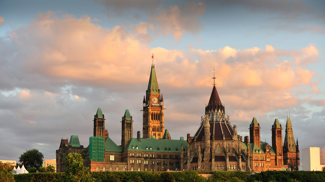 Ottawa Parliament Buildings Sunset View, Canada - Bing Gallery · Peapix