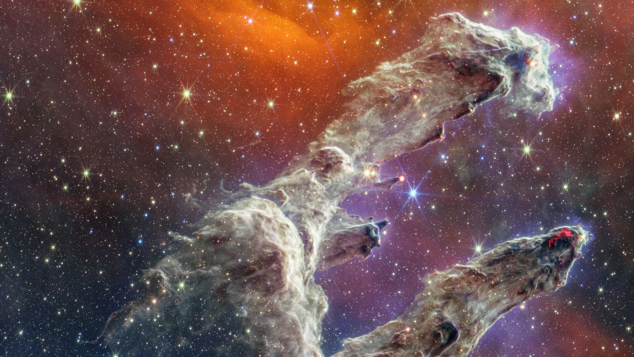 The Pillars of Creation viewed by the James Webb Space Telescope - Bing ...