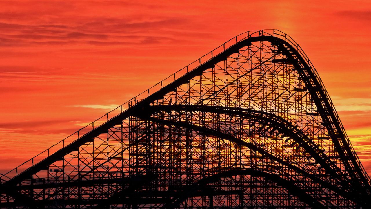 The Great White Roller Coaster at Wildwood, New Jersey - Bing Gallery ...