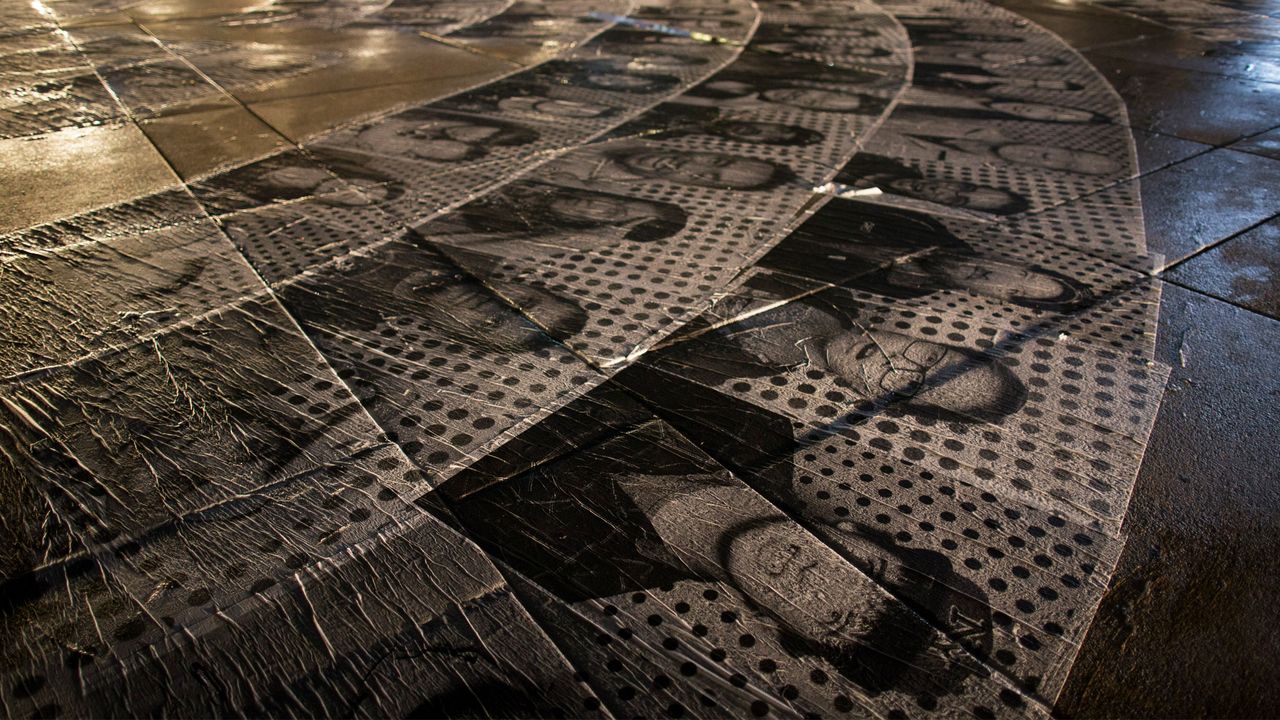 'Inside Out' by JR at the Nathan Phillips Square, Nuit Blanche 2015 ...