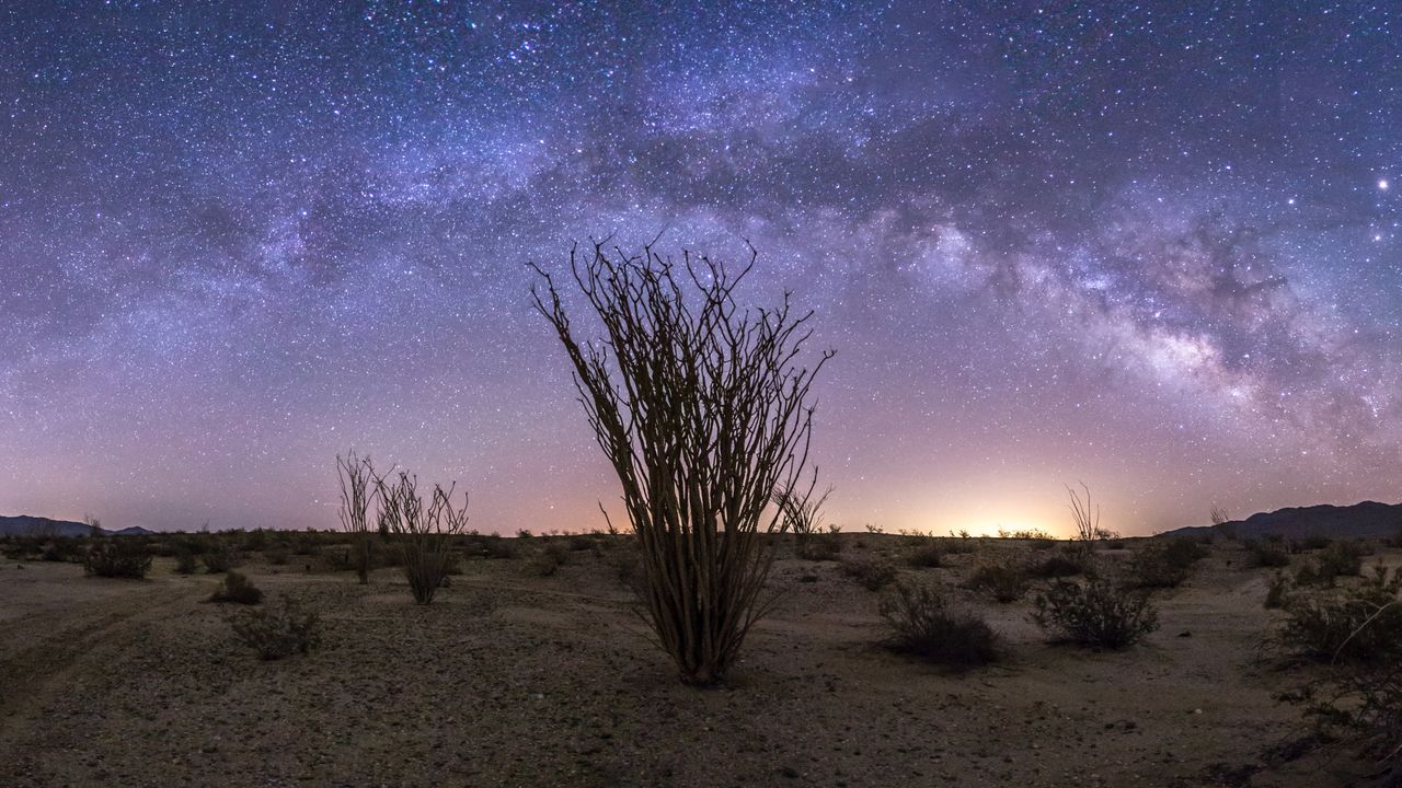 Milky Way over Anza-Borrego Desert State Park, California, United ...