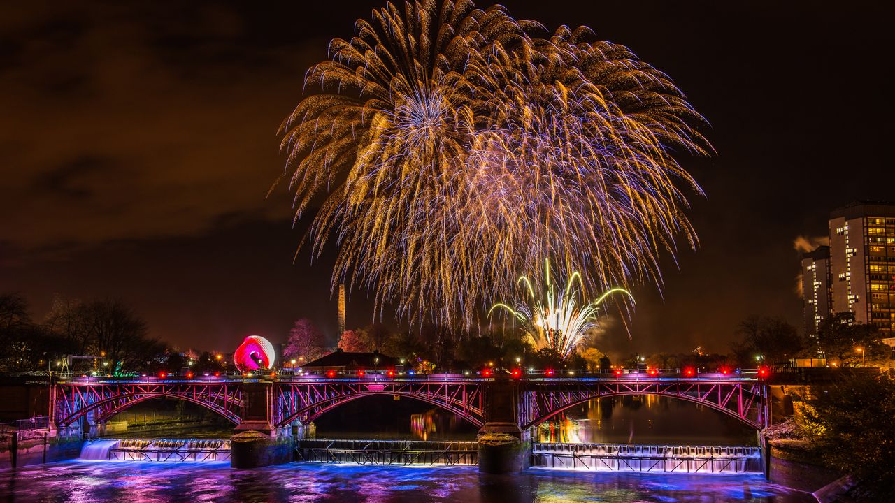 Guy Fawkes Night fireworks at Glasgow Green, Scotland - Bing Gallery ...