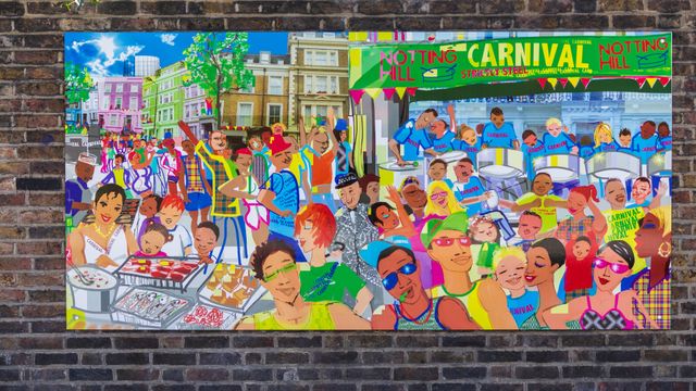 Notting Hill Carnival wall mural, London - Bing Gallery · Peapix